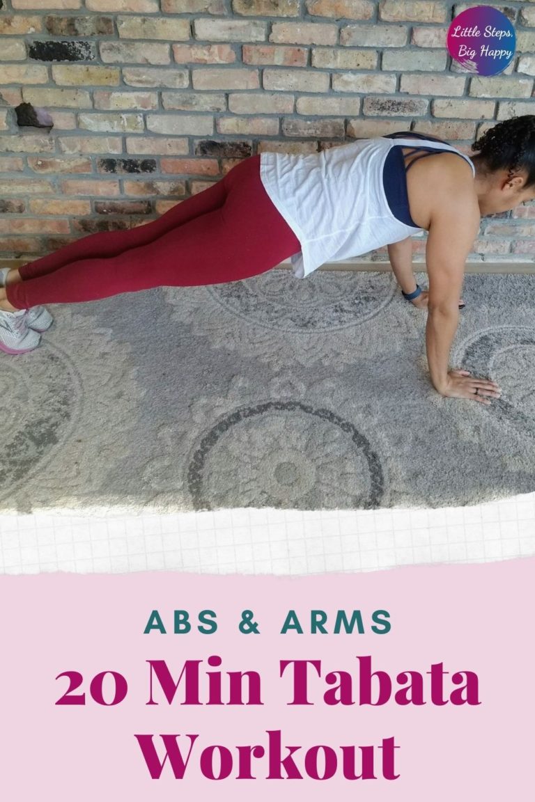 20 Min Tabata Workout for Beginners: Abs & Arms
