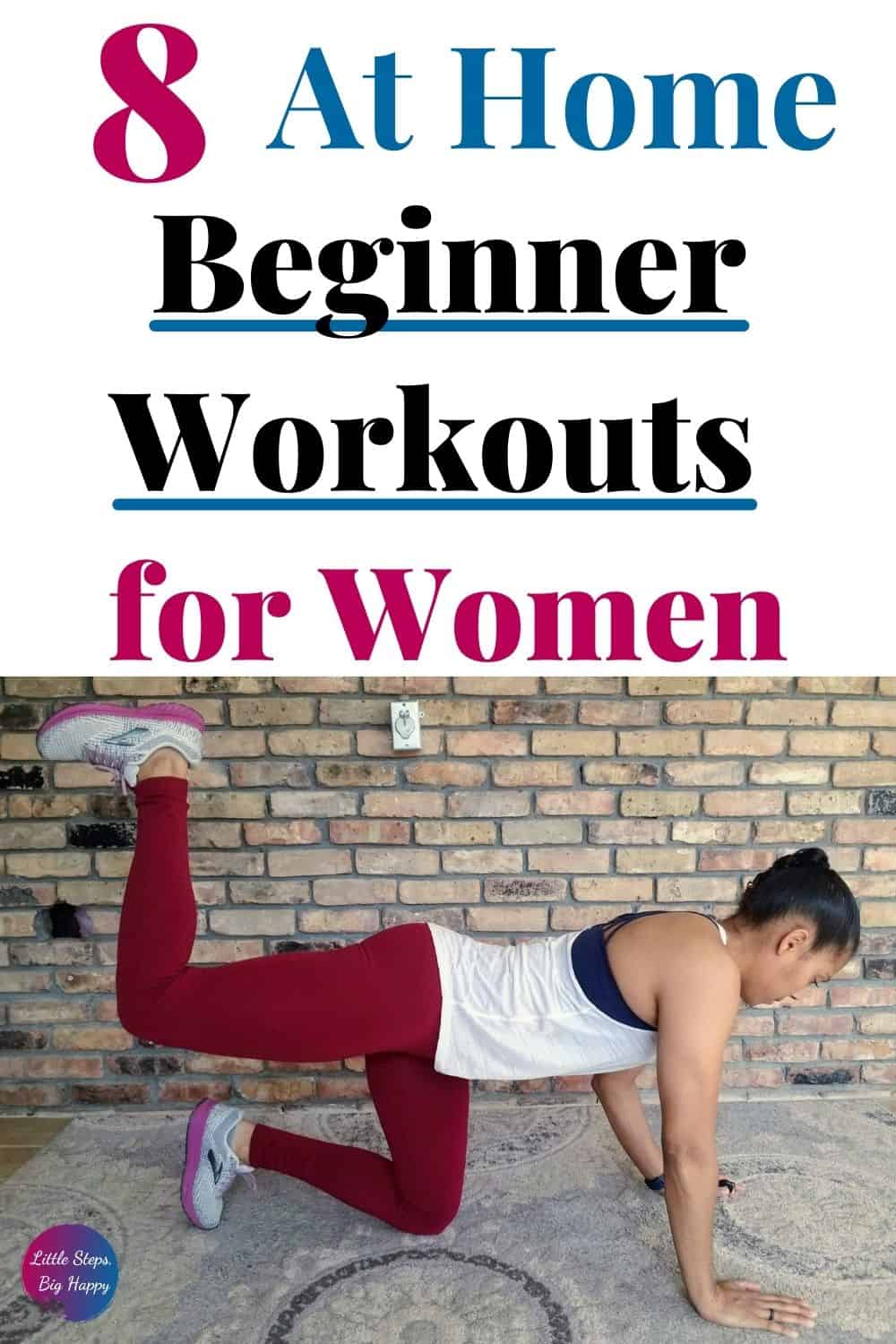 8 At Home Beginner Workouts For Women (Without Equipment)
